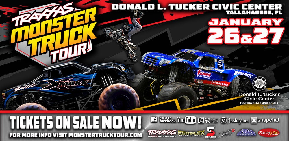 Traxxas Monster Truck Tour | Donald L Tucker Civic Center